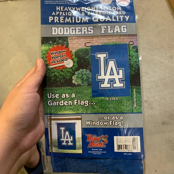 Party Animal | Other | Los Angeles Dodgers Mlb 5x15 Garden Or Window ...